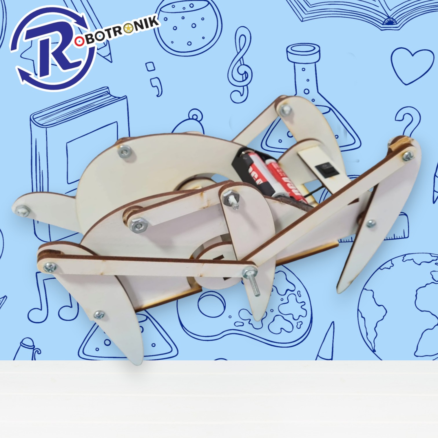 Hexápodo chico :: Proyectos STEAM y Robotica educativa.